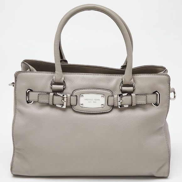 Michael Kors | Bags | Michael Kors Grey Sullivan Saffiano Leather ...